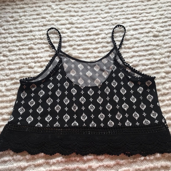 Mason + Mackenzie | Tops | Mason Mackenzie Crop Top With Lace Trim Xl ...